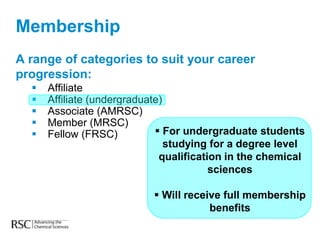RSC membership presentation 2011 | PPTX