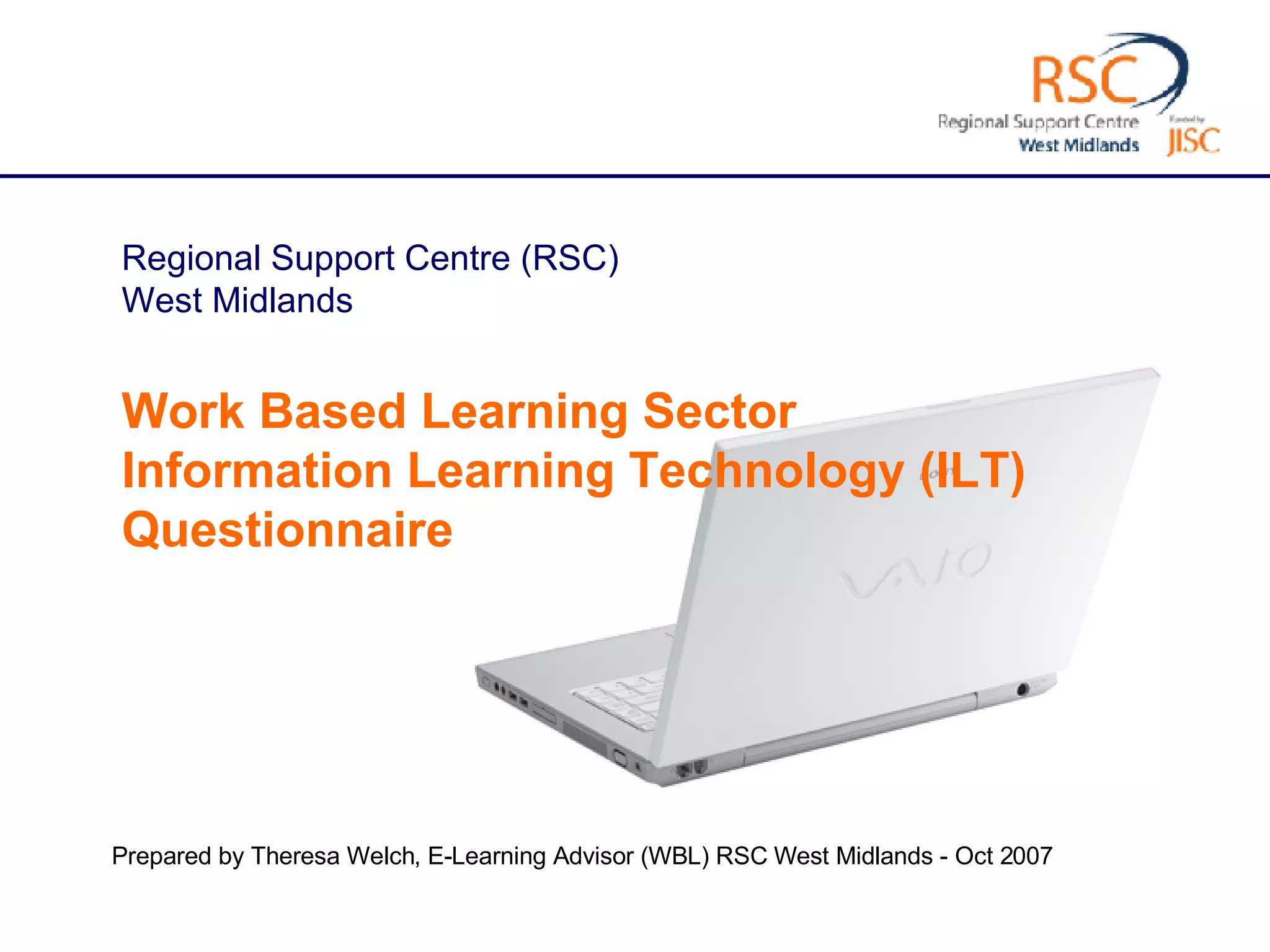RSC-WM ILT Survey | PPT