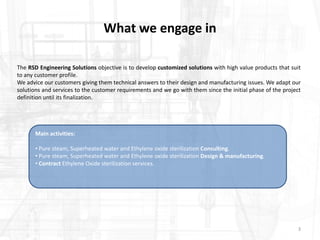 Rsd engineering steam, superheated water and ethylene oxide (eto) sterilization | PPT