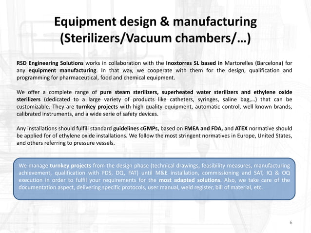 Rsd engineering steam, superheated water and ethylene oxide (eto) sterilization | PPT