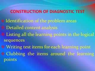 Diagnostic test | PPTX