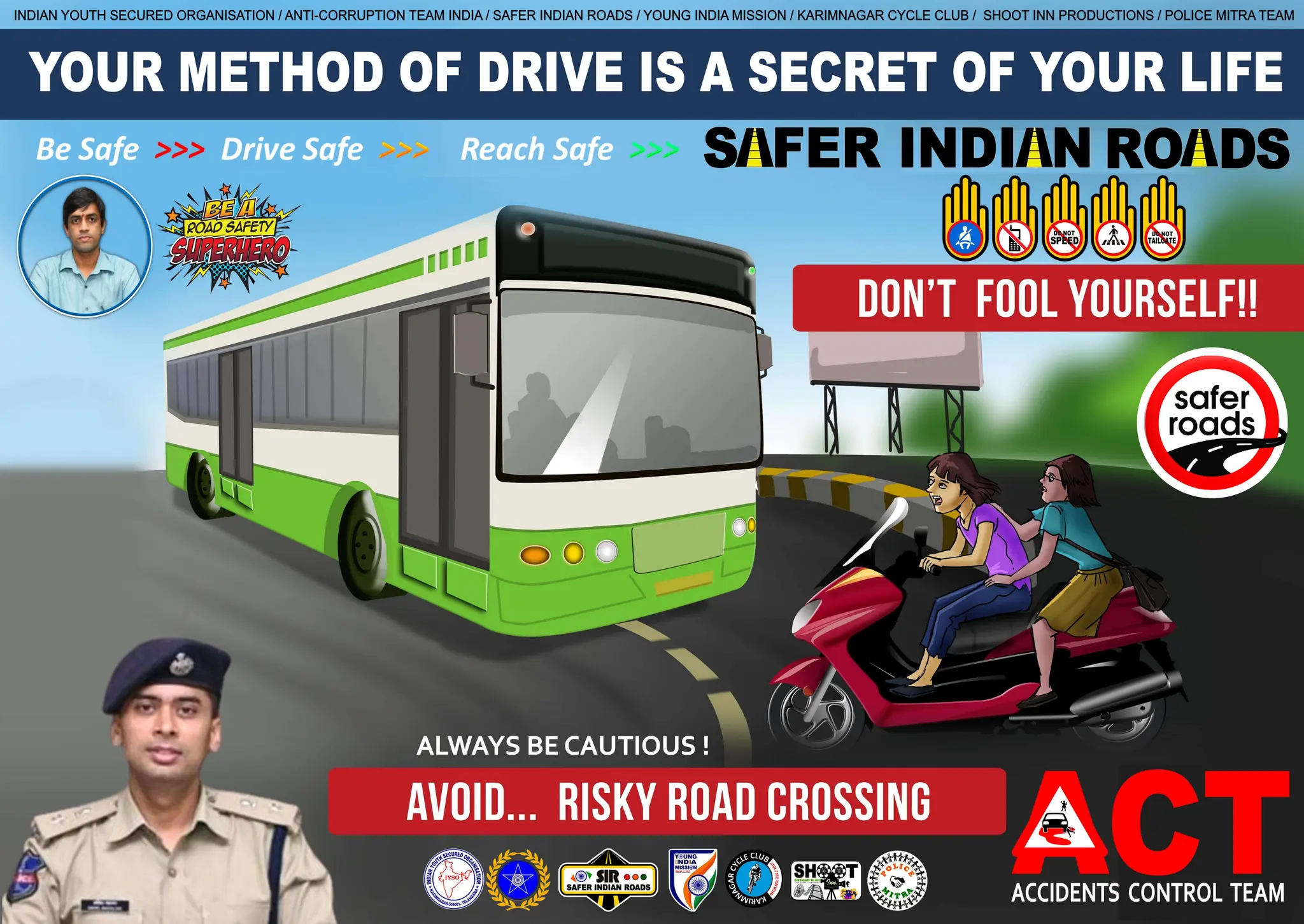 ROAD SAFETY EDUCATION POSTERS - SAFER INDIAN ROADS | PDF