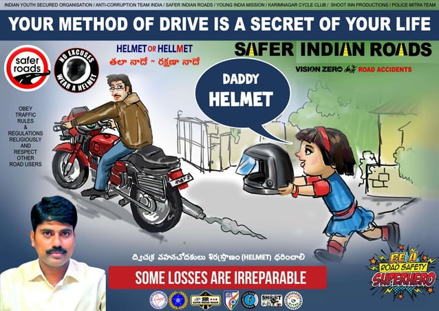 ROAD SAFETY EDUCATION POSTERS - SAFER INDIAN ROADS | PDF