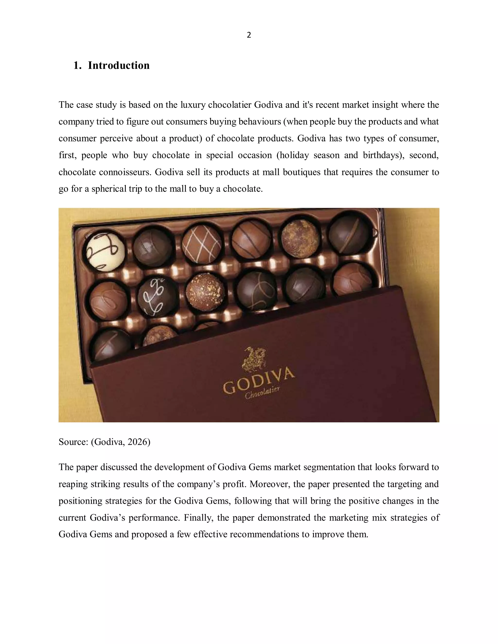 Rsearch on the making of godiva gems | PDF