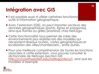 Réseaux avec NetLogo | PPT