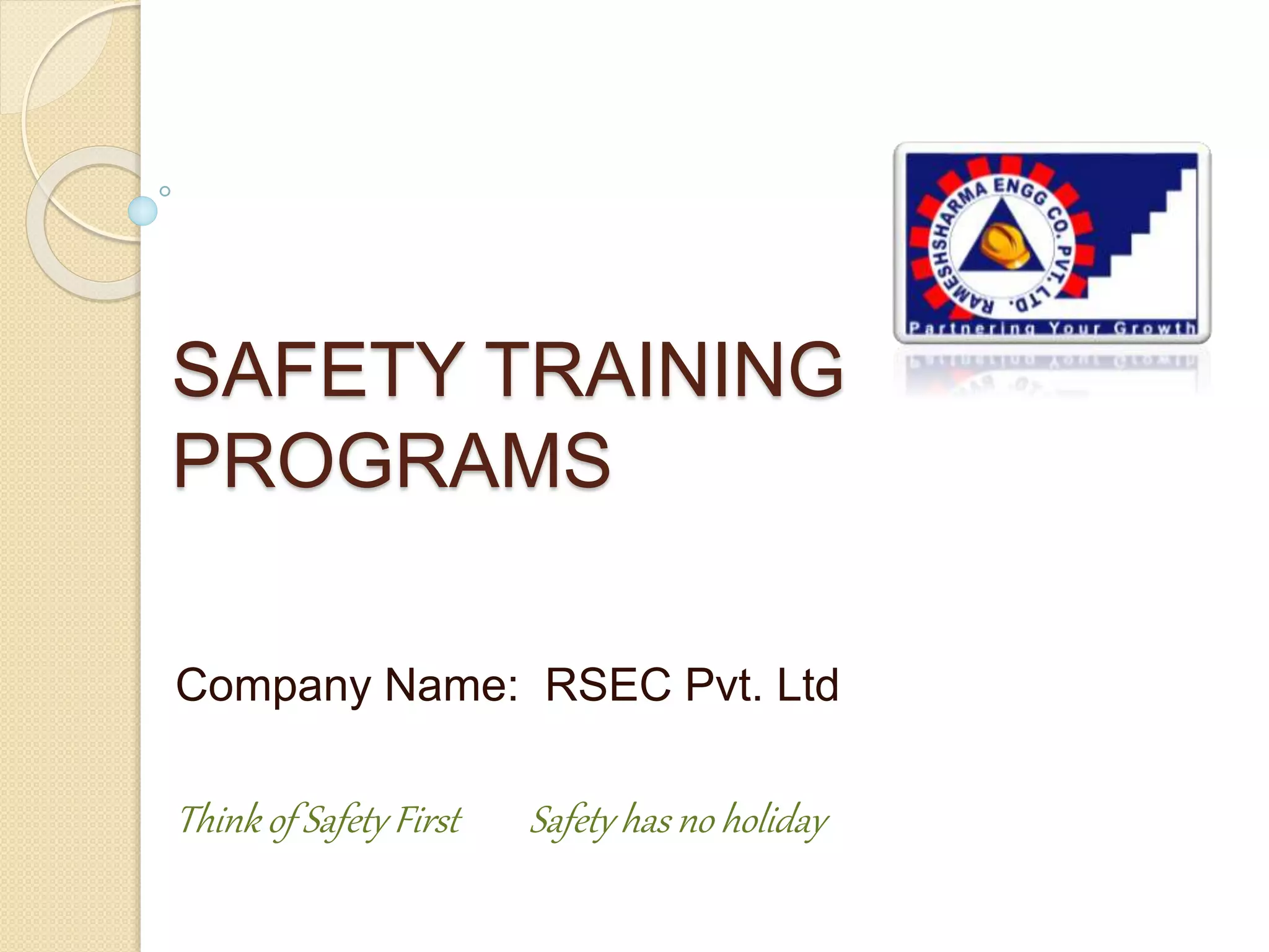 Rsec safety training | PPTX
