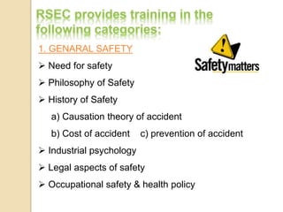 Rsec safety training | PPTX