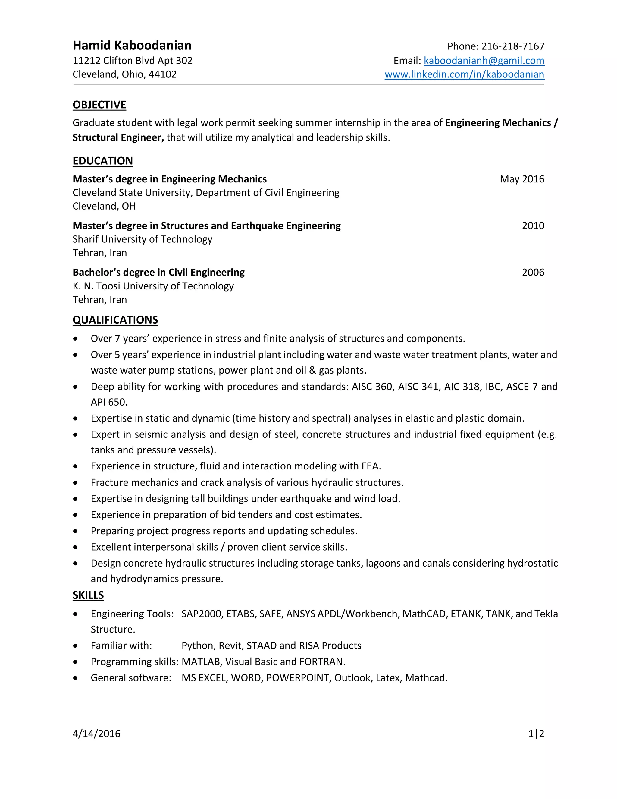 Resume | PDF