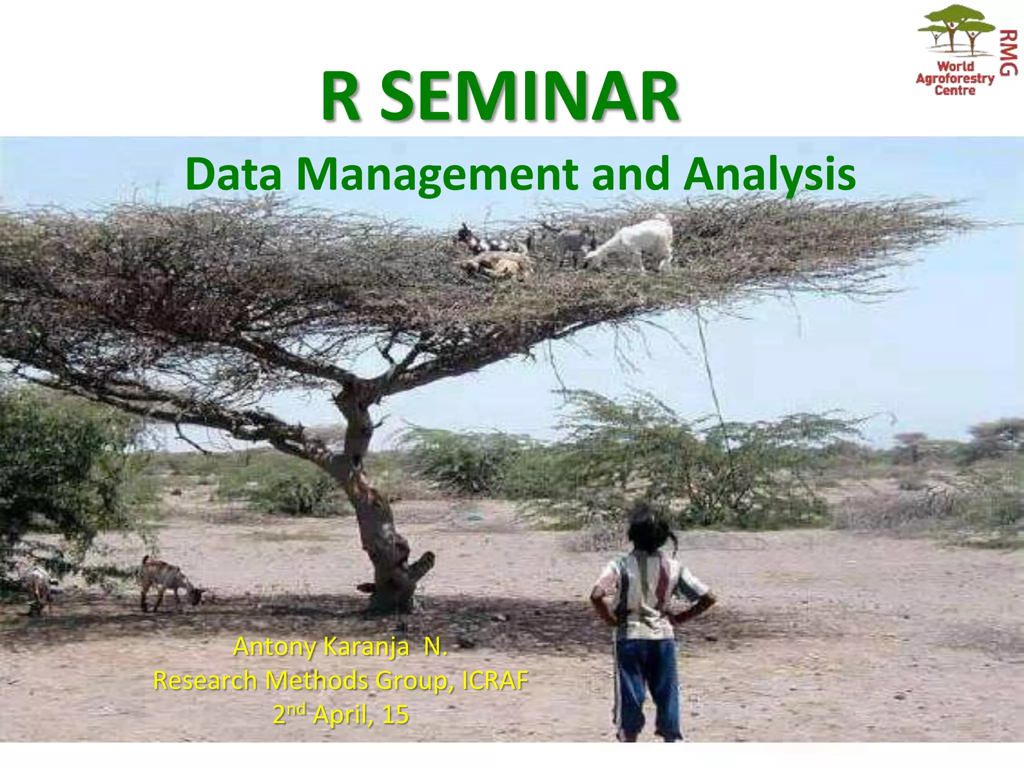 R seminar dplyr package | PPTX