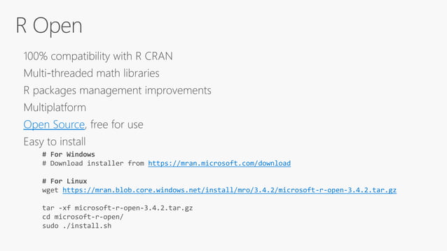 Microsoft Machine Learning Server. Architecture View | PPTX