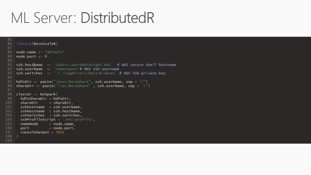 Microsoft Machine Learning Server. Architecture View