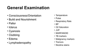 Rs examination casesheet format for pg exams | PPTX