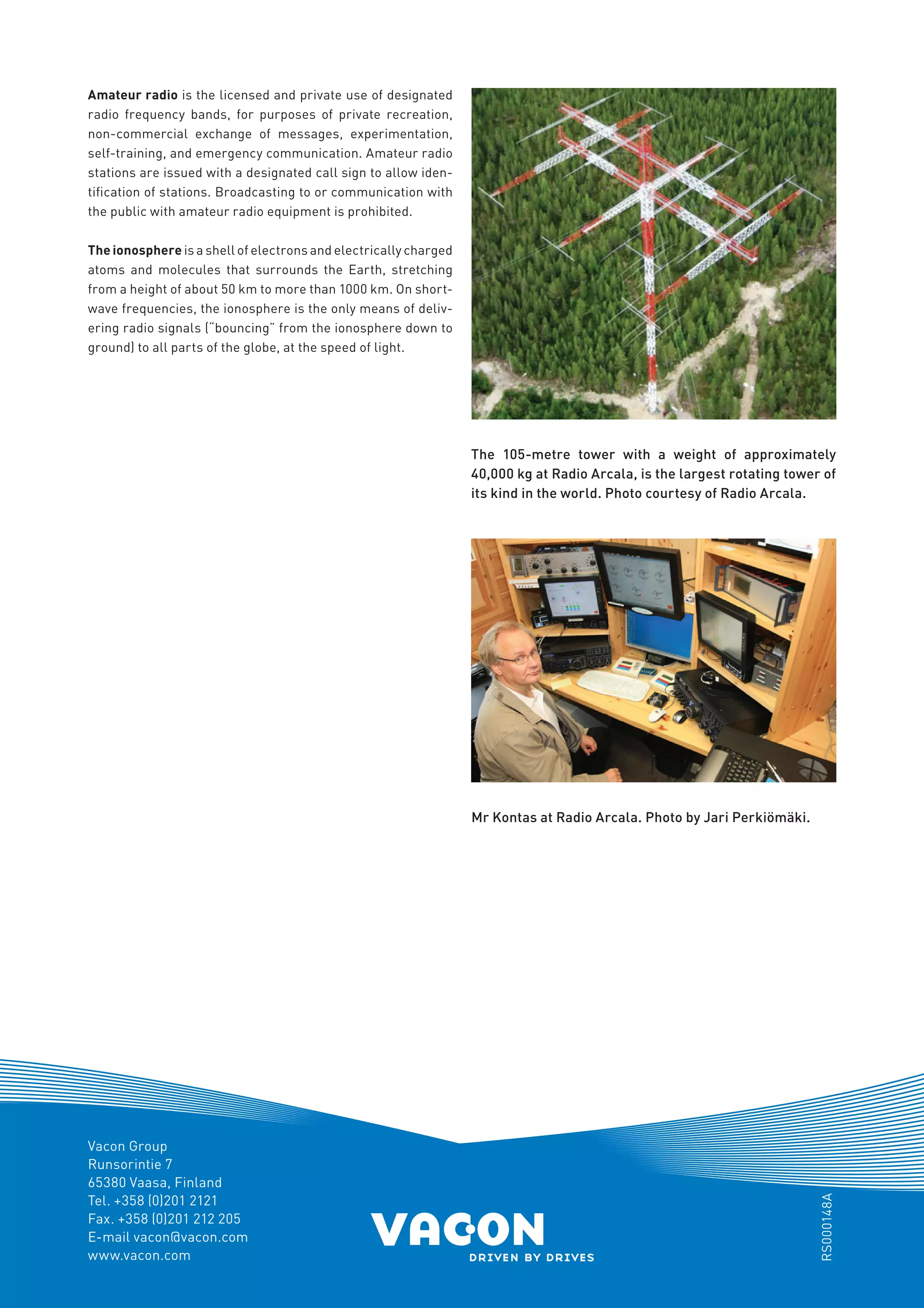 Rotating Extreme Antennas - Vacon Reference Story | PDF