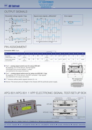 Rsf electronik ms82_catalog | PDF | Physics | Science