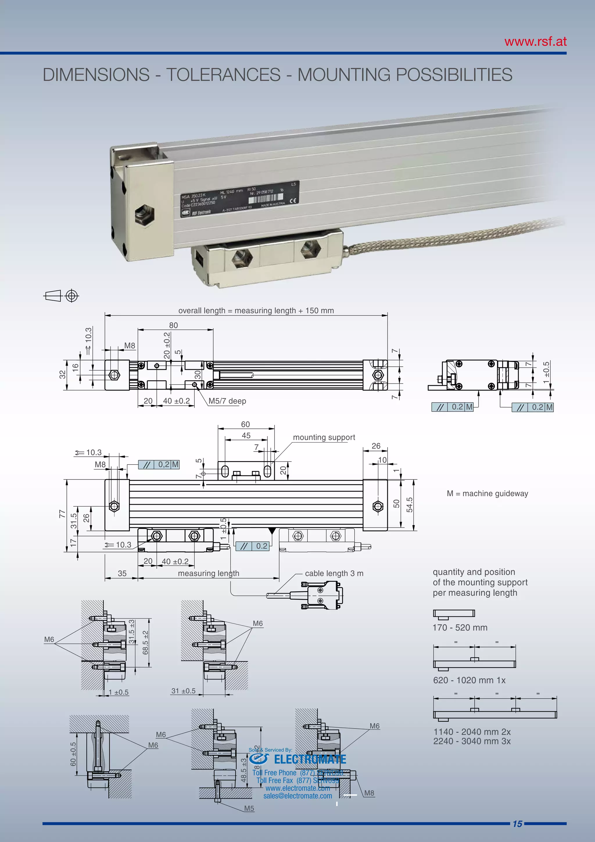 Rsf electronik msa350_specsheet | PDF
