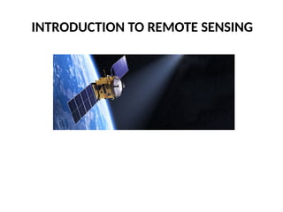 Basics of Remote Sensing and Geographic Information system | PPT | Free ...