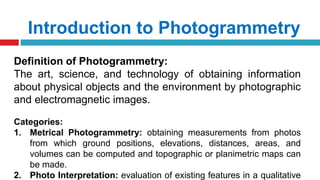 Introduction to Aerial Photogrammetry | PPTX