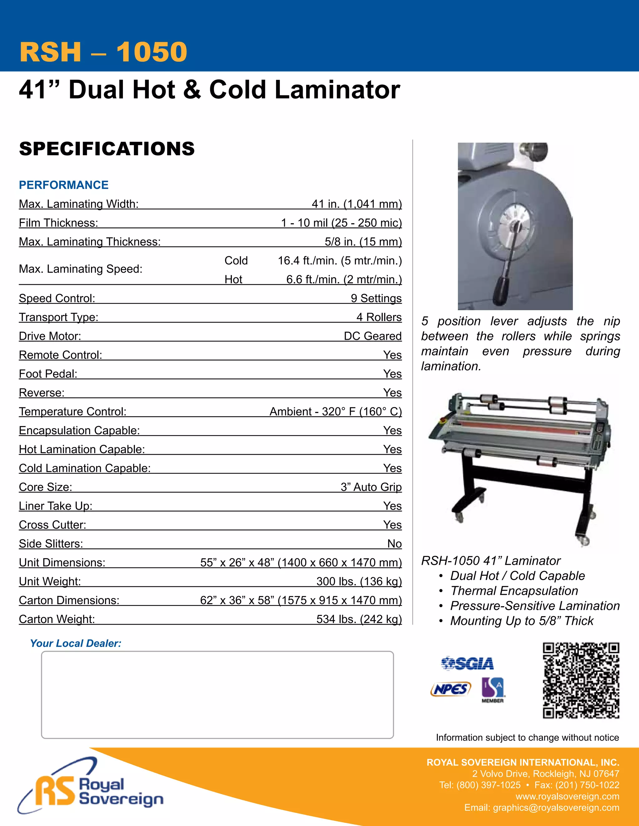 Rsh 1050 | PDF