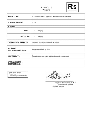 Rapid Sequence Intubation (RSI) | PDF