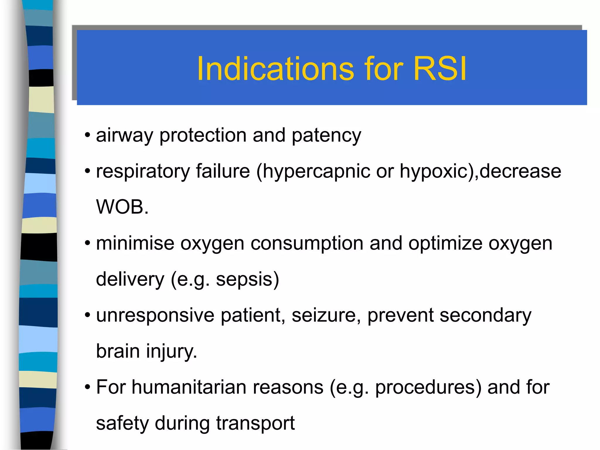 Rapid sequence intubation | PPT