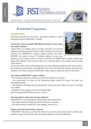Rsi video-technologies press-kit1235549846 | PDF