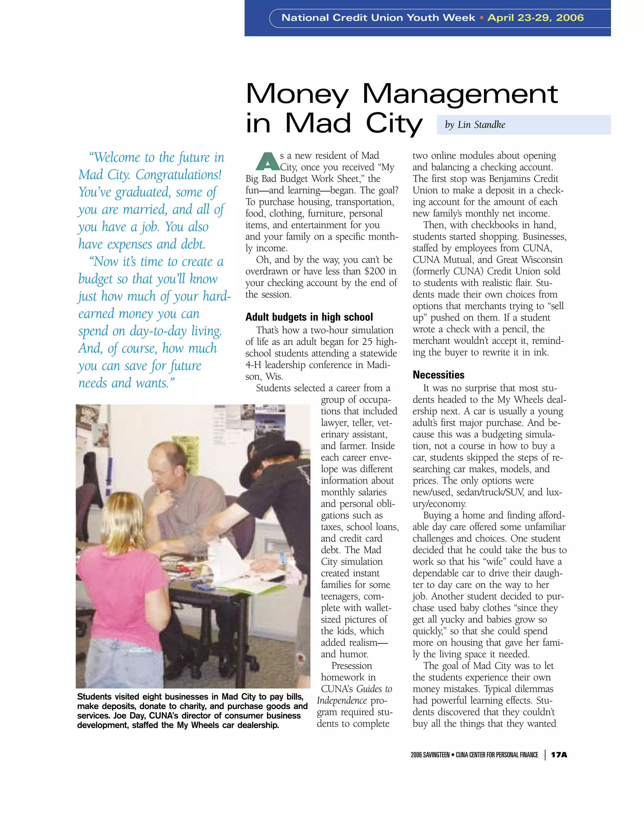 REAL Solutions_Mad City Money Article | PDF