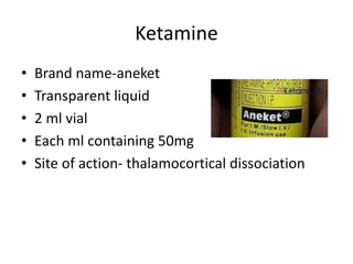 Rapid sequence induction drugs #intubation | PPTX