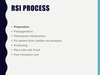 RSI for airway training course 2018.04.03