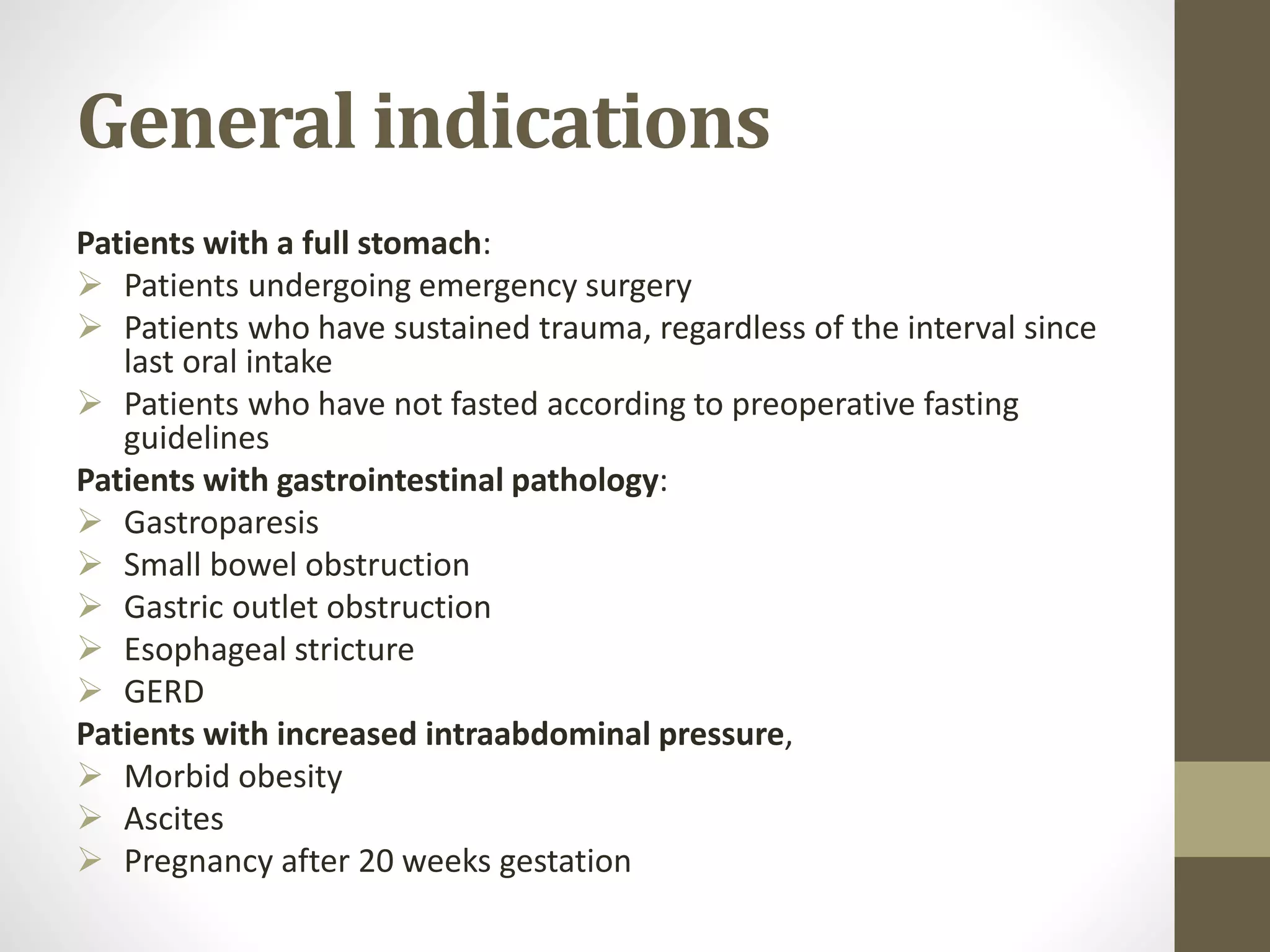 Rapid Sequence Induction & Intubation | PPTX