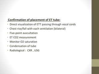 Rapid Sequence Induction & Intubation | PPTX