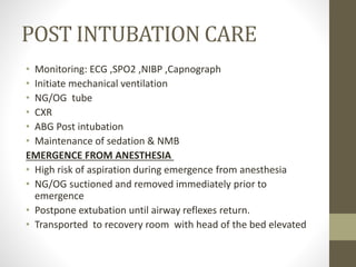 Rapid Induction Anesthesia