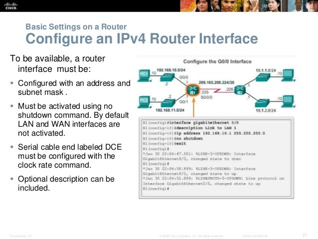 Chapter 1 Routing Concepts (Routing Decisions (Switching Packets Between…