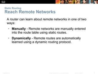 CCNA 2 Routing and Switching v5.0 Chapter 6 | PPT