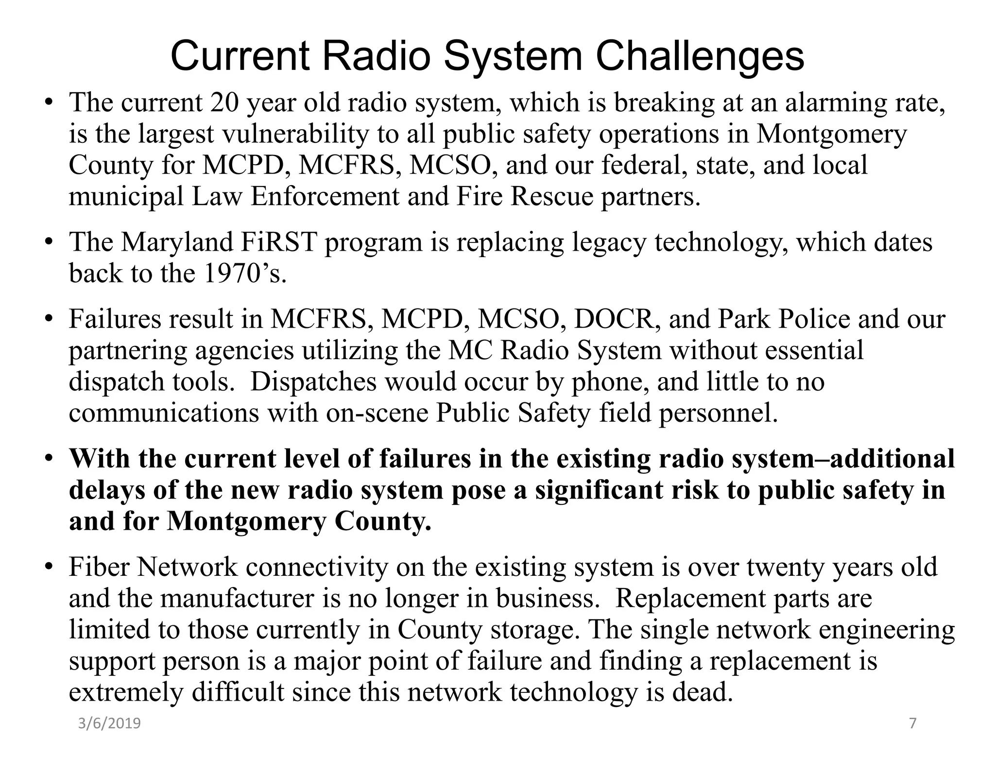 Public Safety Radio Systems Project | PDF