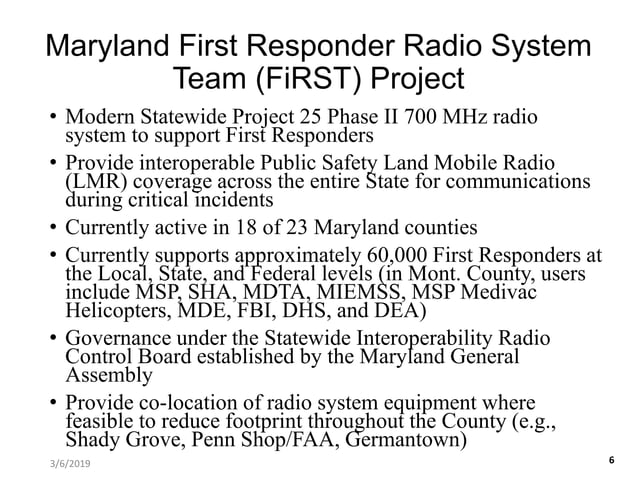 Public Safety Radio Systems Project | PDF