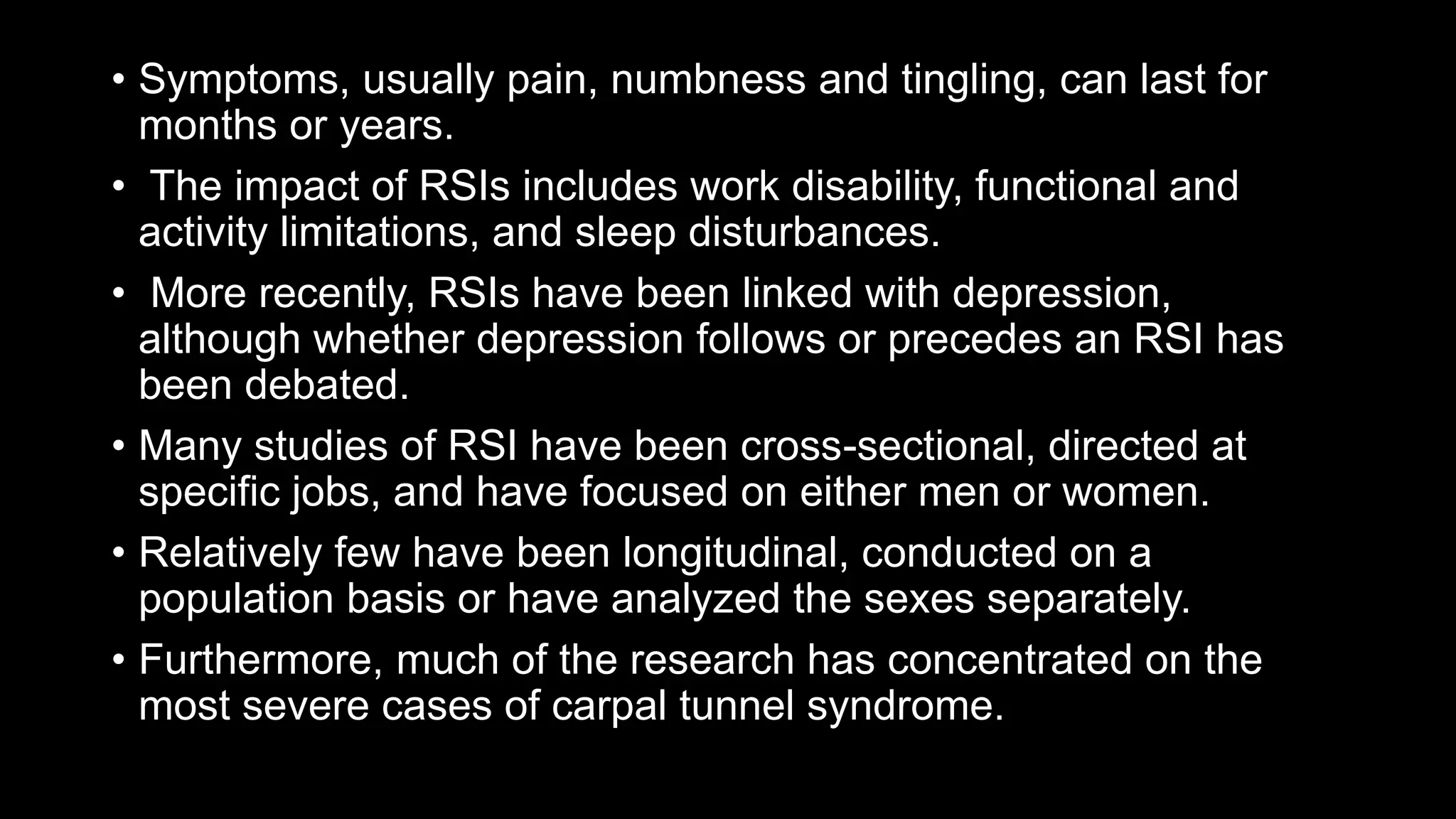 repetetive strain injury | PPTX