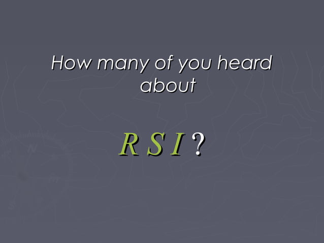 RSI presentation | PPS | Death, Injury, or Military Conflict ...