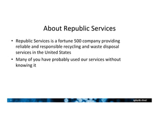 Republic Services Customer Presentation | PDF | Cloud Computing | Internet