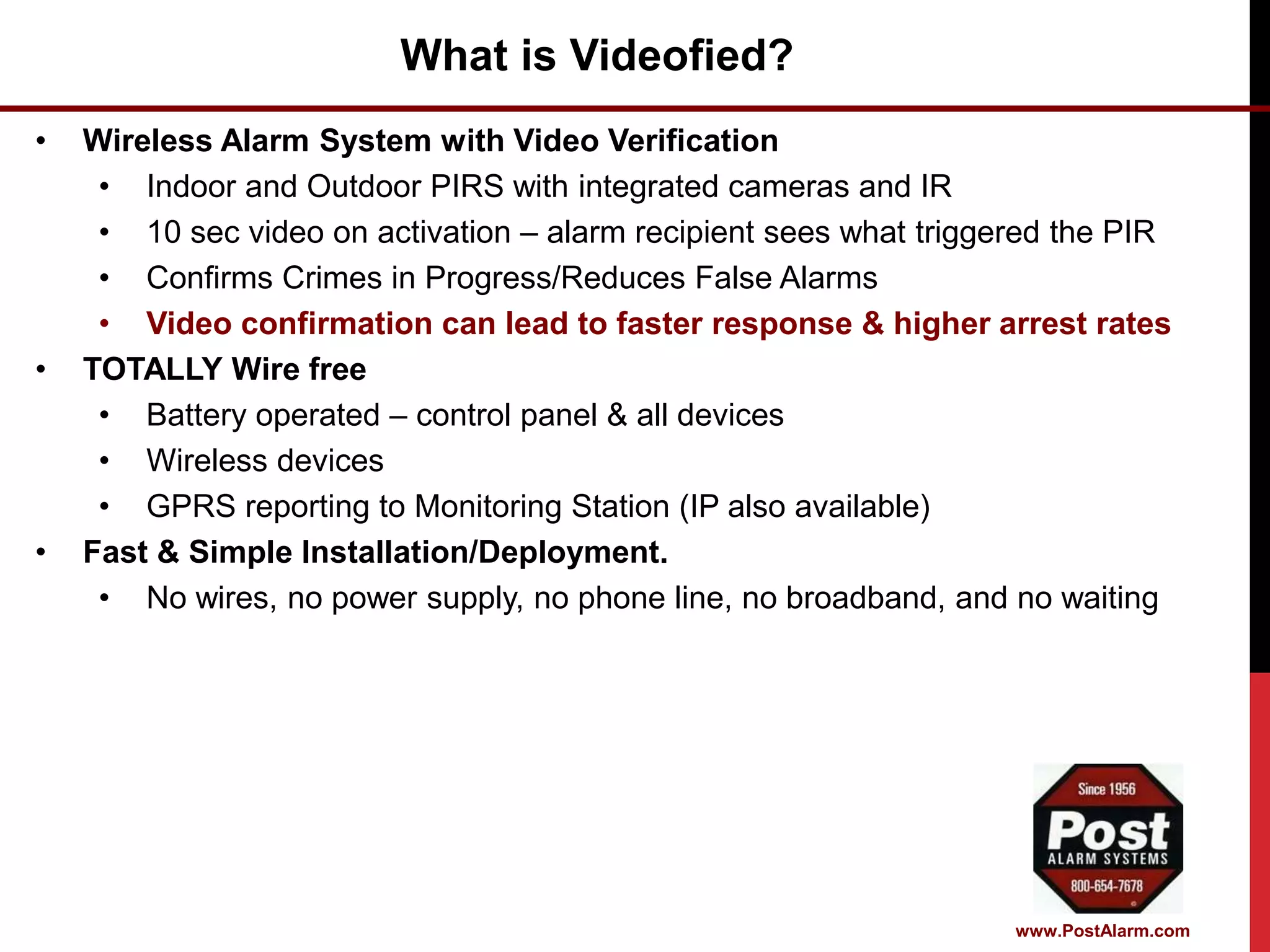 RSI Videofied System Overview | PPTX