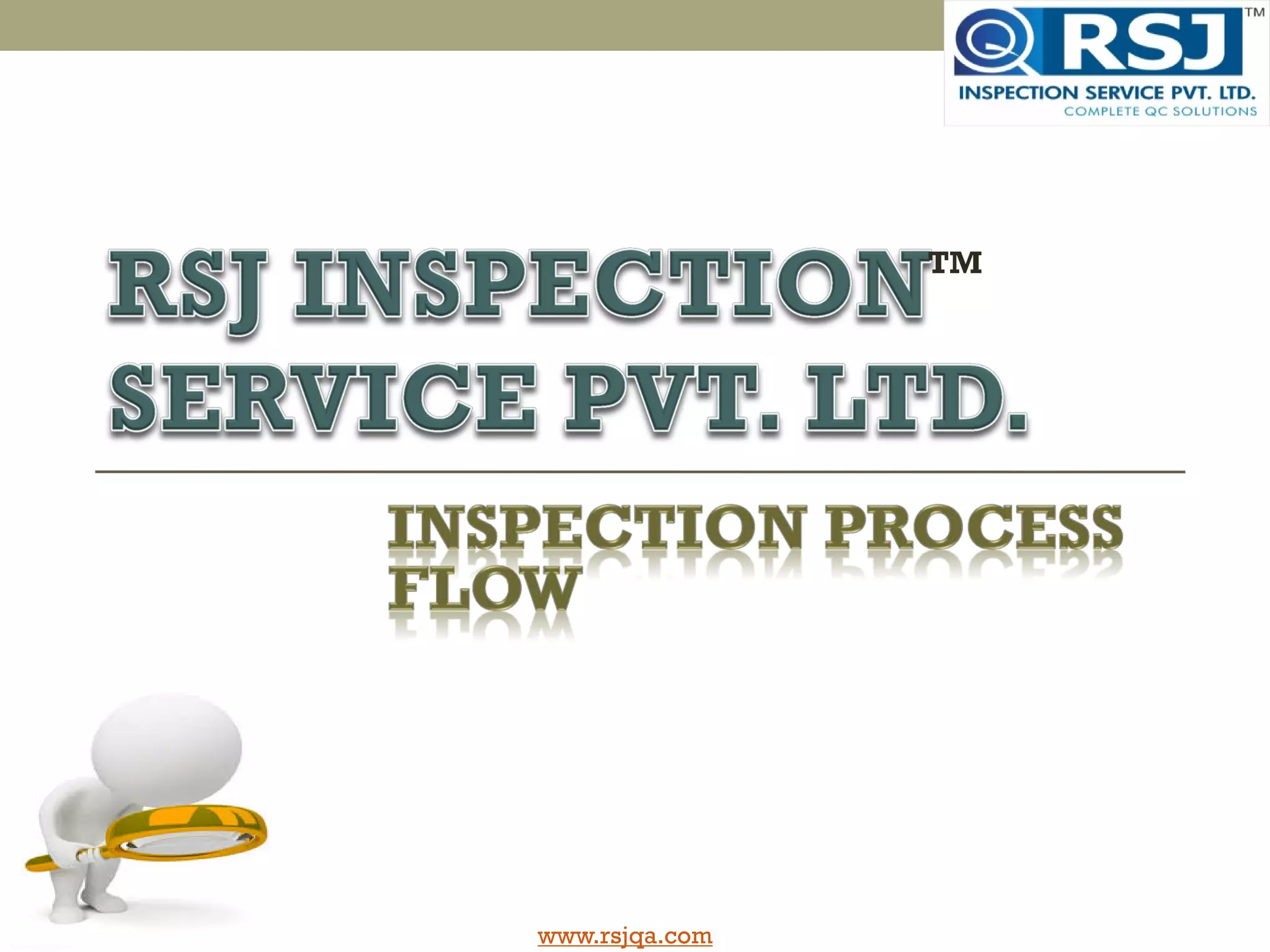 Rsj Inspection Process Flow | PDF