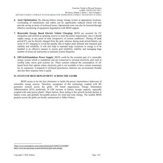 Battery Energy Storage System detail notes | PPTX