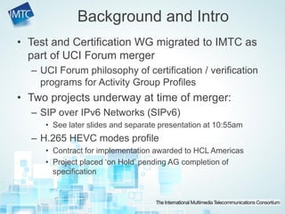 Test & Certification WG Review, 2014 Member Meeting | PDF | Computer ...