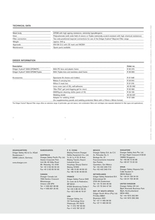 Maschera antigas Fornid - Drager X-Plore 550 | PDF