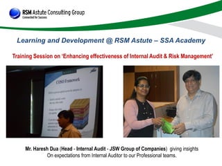 RSM Astute - SSA LLP Group: Learning and Development Culture | PDF