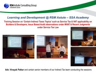 RSM Astute - SSA LLP Group: Learning and Development Culture | PDF