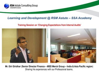 RSM Astute - SSA LLP Group: Learning and Development Culture | PDF