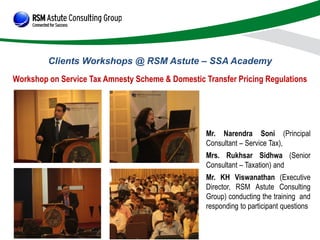 RSM Astute - SSA LLP Group: Learning and Development Culture | PDF