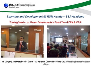 RSM Astute - SSA LLP Group: Learning and Development Culture | PDF