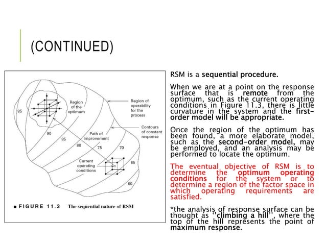 RESPONSE SURFACE METHODOLOGY | PPTX | Physics | Science
