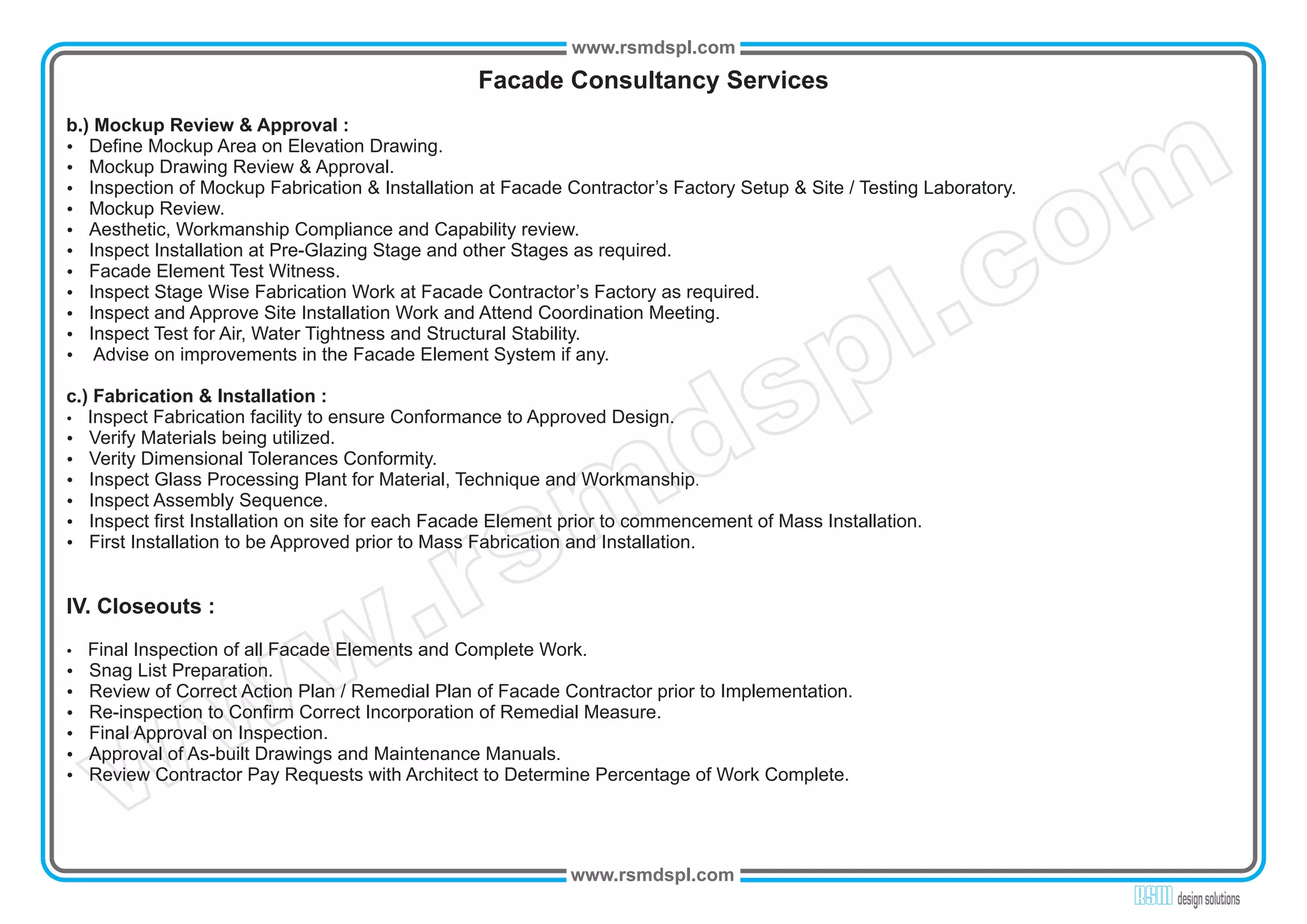 RSM DESIGN SOLUTIONS | PPT